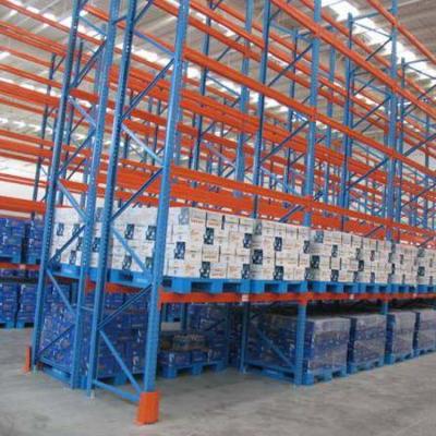 China Heavy duty storage industrial teardrop pallet racking system for warehouse storage for sale