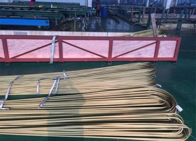중국 ASTM B111 C44300 금관 악기 이음새가 없는 u-튜브 열전달 관 u-밴드 판매용
