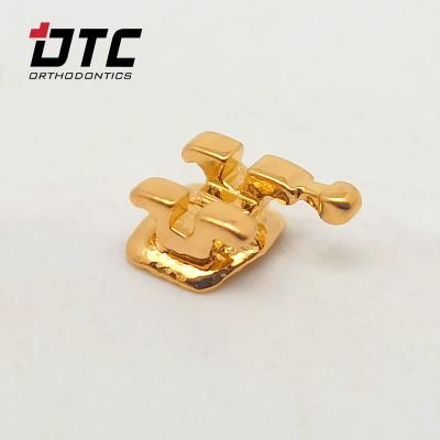 China CE gecertificeerd DTC Orthodontic Dental Roth MBT Golden Delicate Series Brackets met haken Machinery Power Source Te koop