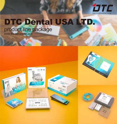 China CE gecertificeerd DTC Orthodontic Dental Roth MBT Golden Delicate Series Brackets met haken Machinery Power Source Te koop