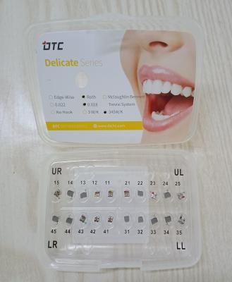 China DTC Delicate Series Orthodontic Brackets met ISO-certificering en houdbaarheid van 3 jaar Te koop