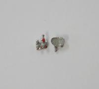 China Certification CE DTC MIM Technology Orthodontic Brackets with Mesh Base Braces 3W/Hook for sale