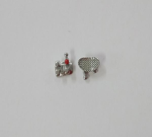 Quality Certification CE DTC MIM Technology Orthodontic Brackets with Mesh Base Braces for sale