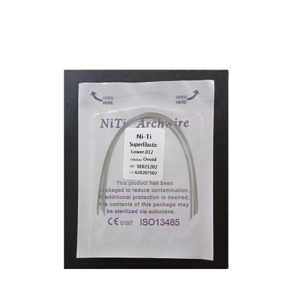 Correzione ortodontica con DTC Round NiTi Oval Square Arch Wire e certificazione CE