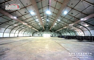 China 35m Width Fire Retardant TFS Tent With White PVC Fabric For Exhibiton, Storage for sale