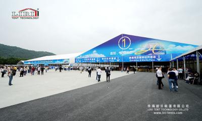 China 50m width PVC and Aluminum large tent used for Air Show as VIP reception, resturant, exhibition hall for sale