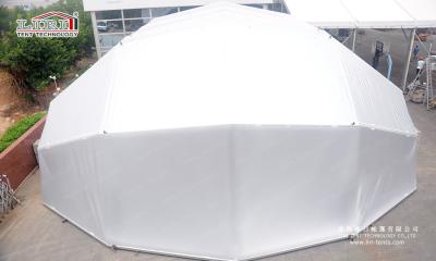China White PVC Aircraft Hangars Tent Clear Span For Military Army for sale