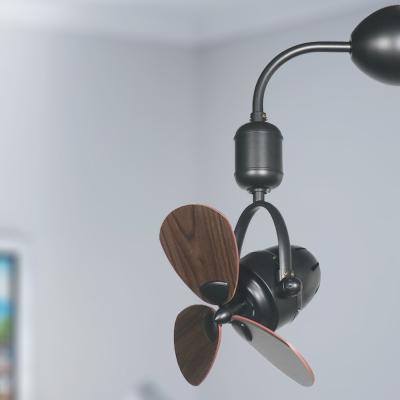 China Light Duty LED Ceiling Fan Lights , Wall Mounted Oscillating Fans With Remote Control for sale