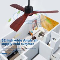 Quality Classical Style Electrical AC Motor Ceiling Fan , Decorative 3 Blade Modern for sale