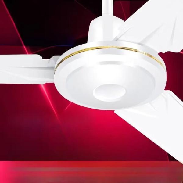 Quality Smart 42 Inch Modern LED Ceiling Fans Electric Power Source 220V Iron Blade for sale