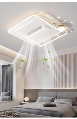 China Three Color Strong Wind Ceiling Fan Light Anti Flicker Silent Ceiling Fan With Light And Remote for sale