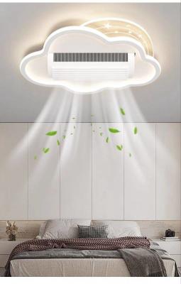 China Three Color Strong Wind Ceiling Fan Light Anti Flicker Silent Ceiling Fan With Light And Remote for sale