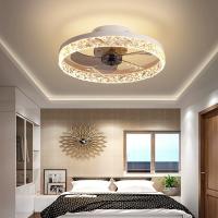 Quality Factory Modern Home Intelligent Remote Control Ceiling Fan with Lamp Dimming Fan for sale