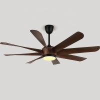 Quality 60 Inch ABS 8 Blade Luxury Modern Nordic Ceiling Fan , BLDC LED Ceiling Fan With for sale