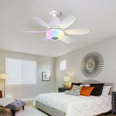 China Intelligent Dimming Home Decoration Ceiling Fan , Moving Head 360 Rotating Ceiling Fan for sale