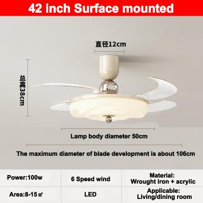 中国 42インチ LED スマート 天井扇風機 読み回転 天井扇風機 リモコン 販売のため