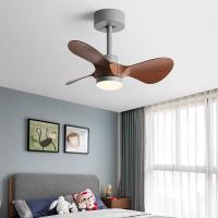 Quality Wholesale factory 20 Inch Small Ceiling Fan Light American Retro Silent Electric for sale