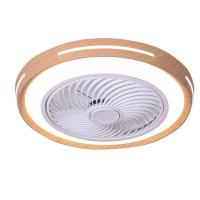 Quality New Bedroom Wood LED Ceiling Fan Lamp with Remote Control Home Decorative for sale