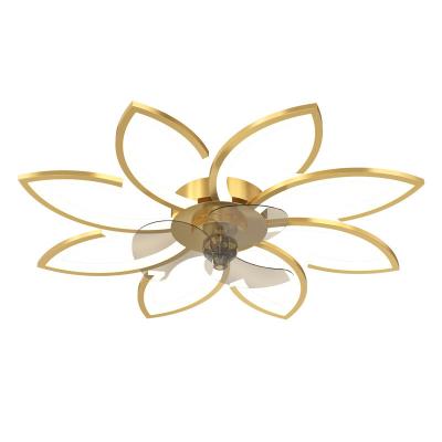 中国 ファッションアートマルチヘッドペタルインバーターファンライト、リビングルームとベッドルーム用 販売のため