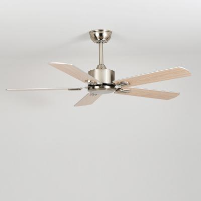 Cina Basso rumore Copper puro Dc motore in acciaio inossidabile BLDC Ventilatore di soffitto moderno con telecomando in vendita