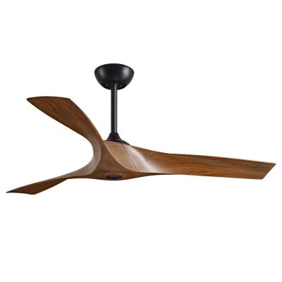 中国 ファクトリー 52" 現代の静かなDCモーター 天井扇風機 家庭装飾 リモコン 販売のため