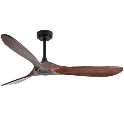 Cina HFBH modello 666D Legno colore 52 pollici soffitto ventola luce in vendita