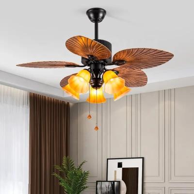 China American Style Vintage Decorative Fan Ceiling Winding Powered Ceiling Fan With Light for sale