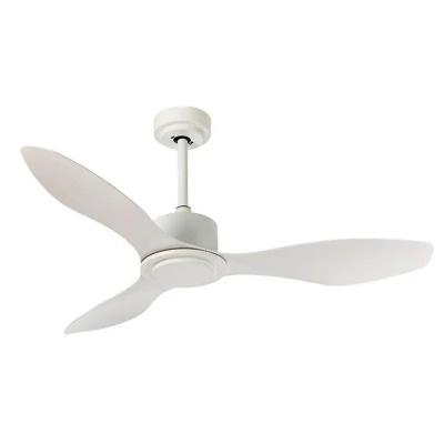 China White Luxury Ac Motors Contemporary Ceiling Fan and 3 Speed Remote for sale