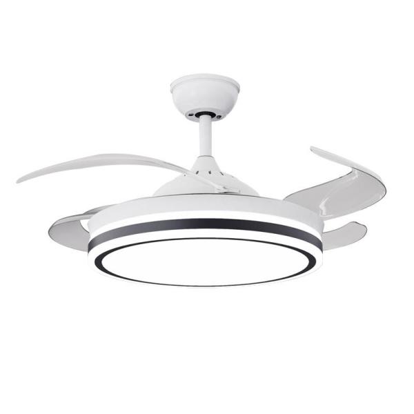Quality 42-Inch Modern Simple LED Fan Lamp with for Bluetooth Frequency Conversion 110V-220V Wide Pressure for Living Room for sale