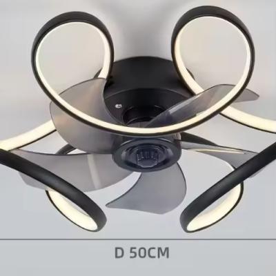China Ceiling Fan Light Bedroom Light Fan Integrated Restaurant Ceiling Lights Creative Modern Invisible Fan Chandelier for sale