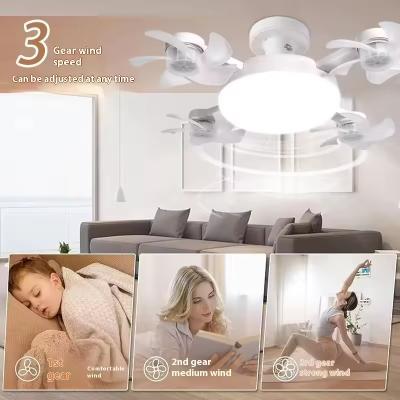 Cina Ventilatore a forma di ventaglio Portalampada Ventilatore con telecomando Ventilatore da soffitto con luce E27 Luce a drone da soffitto per la casa in vendita