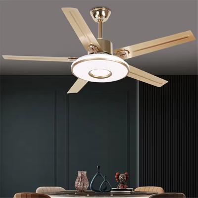 Cina Moderno ventilatore a LED Luce di lusso Soggiorno Ristorante Camera da letto Hotel Villa Ventilatore a soffitto Con Luce Ventilatore elettrico a distanza Con Luce in vendita