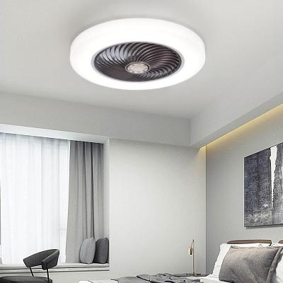 Chine Ventilateur de plafond LED avec expérience de refroidissement personnalisée, télécommande et 3 options de température de couleur à vendre