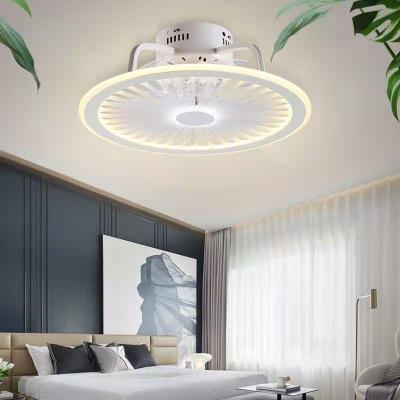 Cina Controllo APP remoto della fabbrica Ventilatore da soffitto a basso profilo intelligente Luce a soffitto a filo LED Ventilatore da soffitto a 6 velocità del vento Nuova tecnologia Ventilatori da soffitto in vendita
