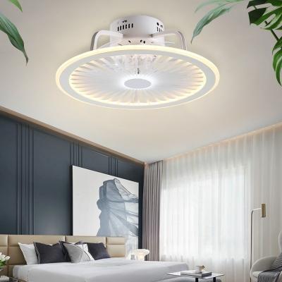Cina Controllo APP remoto della fabbrica Ventilatore da soffitto a basso profilo intelligente Luce a soffitto a filo LED Ventilatore da soffitto a 6 velocità del vento Nuova tecnologia Ventilatori da soffitto in vendita