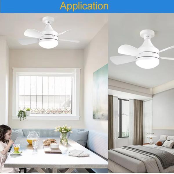 Quality wholesale Dimmable Lamp E27 Socket LED Bulb 5 Blade Fan Light Led Bulb With Fan for sale
