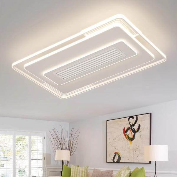 Quality Factory wholesale Minimalist Bladeless Ceiling Fan With Light , Multi-Shape Electric Ceiling Fan With Remote for sale