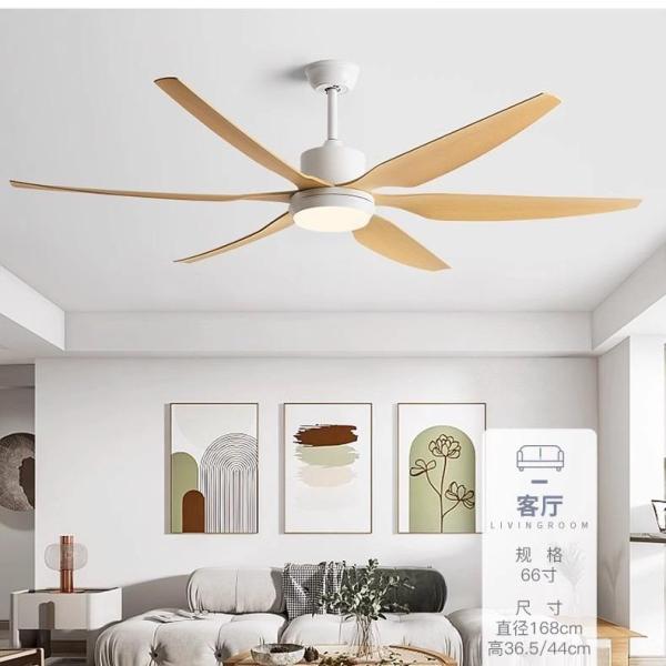 Quality Factory 66 Inch Indoor Decorative Ceiling Fan With Led Light 3 Colour Change Fan for sale