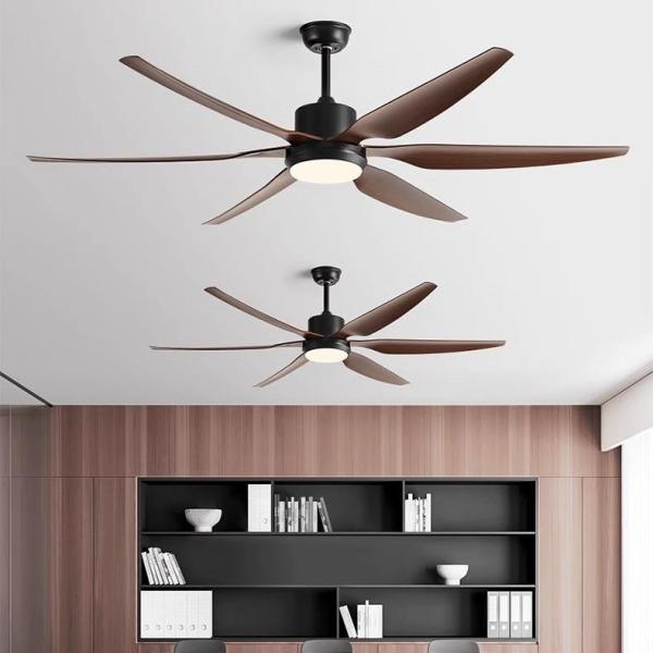 Quality Factory 66 Inch Indoor Decorative Ceiling Fan With Led Light 3 Colour Change Fan for sale