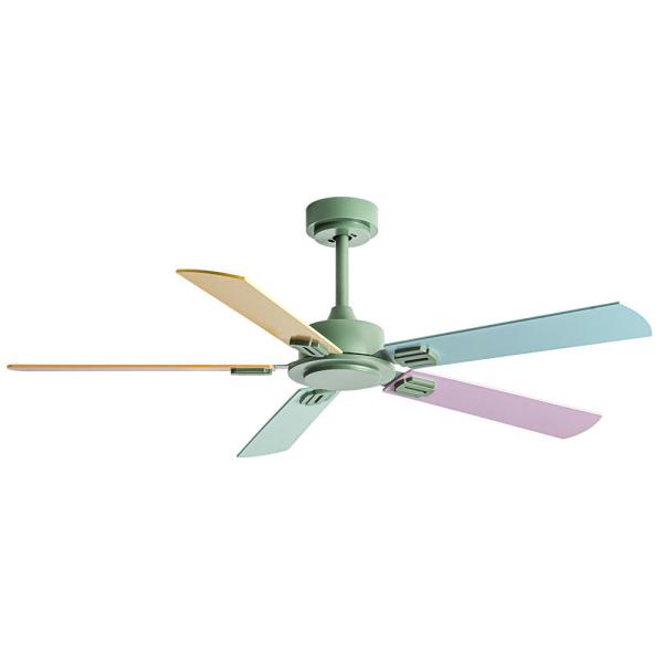 Quality Wholesale factory 42/52/56 Inches Remote DC plywood Blade Fashion Design Modern Living Room Kitchen Coffee Shop Ceiling Fan No Light for sale