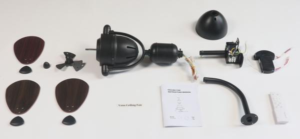 Quality Light Duty LED Ceiling Fan Lights , Wall Mounted Oscillating Fans With Remote for sale