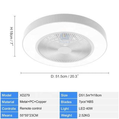 China Wholesale factory New LED Fan Lamp Wiht Light with Fan App Control Tuya Alexa Google Control for sale