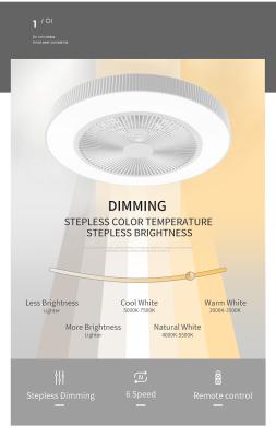 China Wholesale factory New LED Fan Lamp Wiht Light with Fan App Control Tuya Alexa Google Control for sale