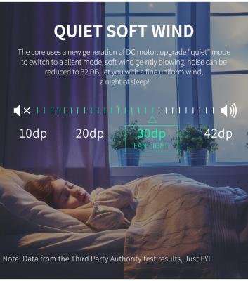 China Wholesale factory New LED Fan Lamp Wiht Light with Fan App Control Tuya Alexa Google Control for sale