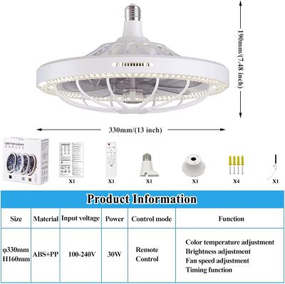 China Wholesale factory Moving Head Intelligent Dimming Home Decor Ceiling Fan 360 Rotating Remote Control for sale