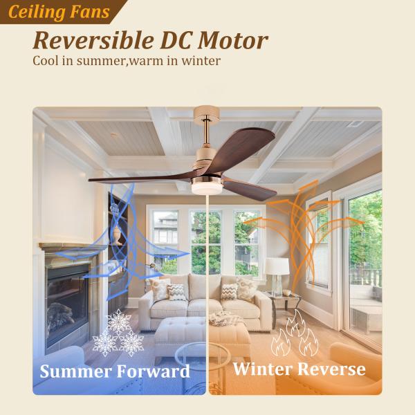 Quality Wholesale factory Solid Wood Leaf Ceiling Fan Remote Control Ceiling Fan With for sale