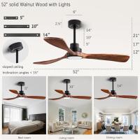 Quality wholesale Classical Style Electrical AC Motor Ceiling Fan , Decorative 3 Blade for sale