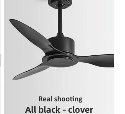 China 52 48 Ceiling Fan Decorative Modern Smart White Black  Ceiling Fan Without Light for sale