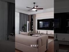 대형 풍력 전기 팬 앵커 라이트 5 잎 단단한 나무 천장 팬
