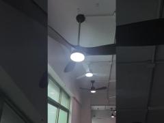 3 나무 블레이드 현대 LED 천장 팬 실내 야외 patio 천장 팬 60 인치